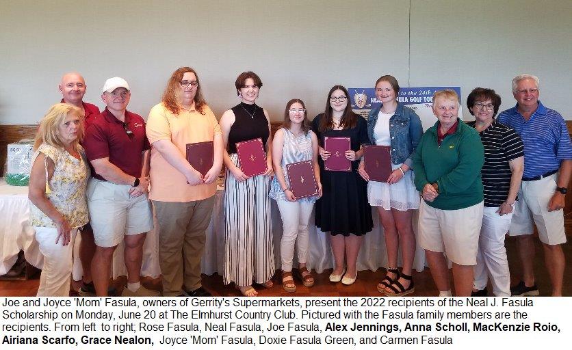 Employee Scholarship Recipients | Gerrity's the Fresh Grocer